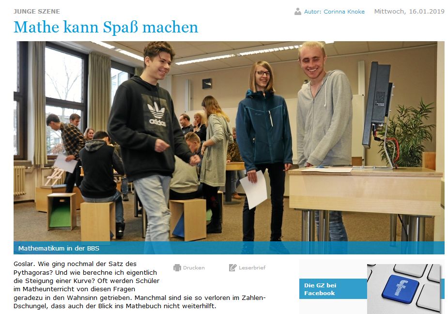 Mathe kann Spaß machen! – BBS 1 Goslar – Am Stadtgarten
